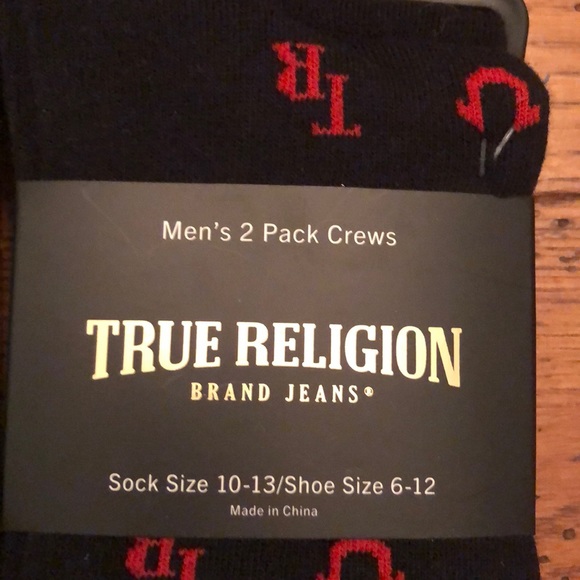 True Religion | Underwear & Socks | New 4 Prs True Religion Mens Socks ...